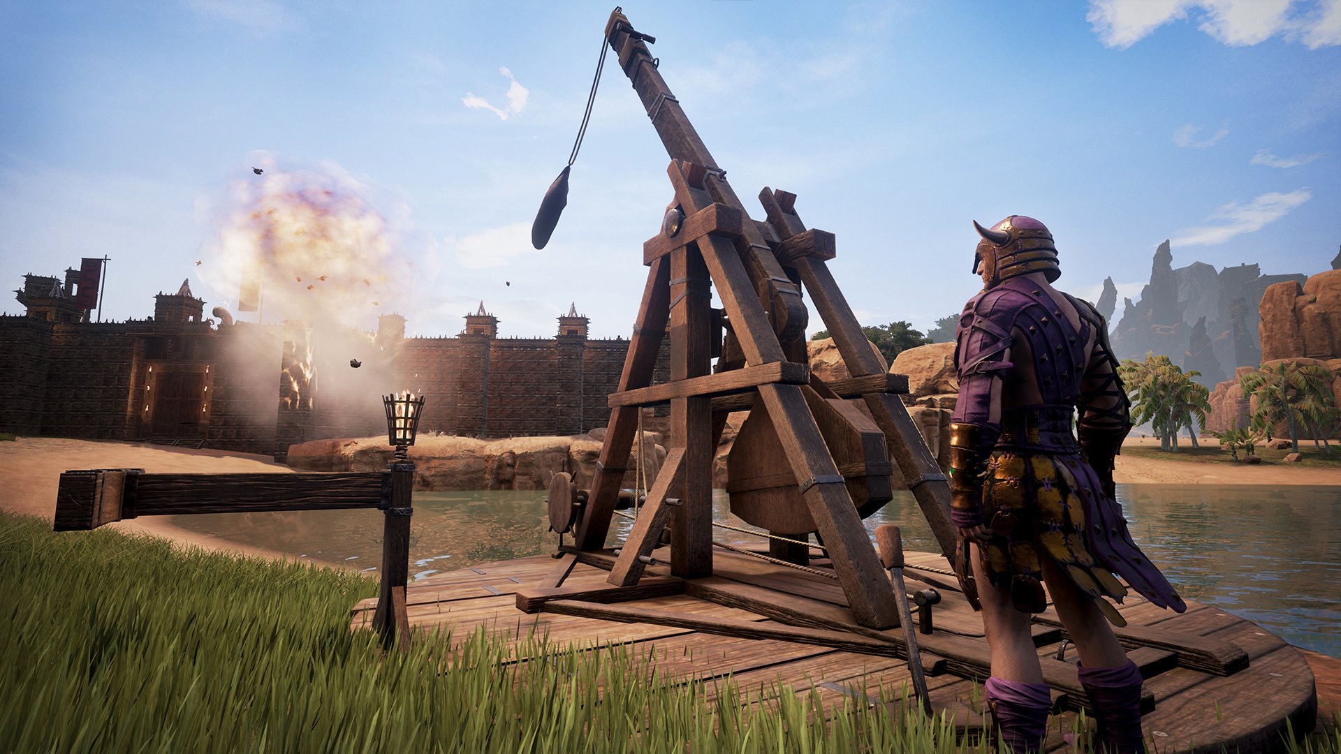 Conan Exiles - Patch vom 30. März bringt Trebuchet auf die Liveserver ...