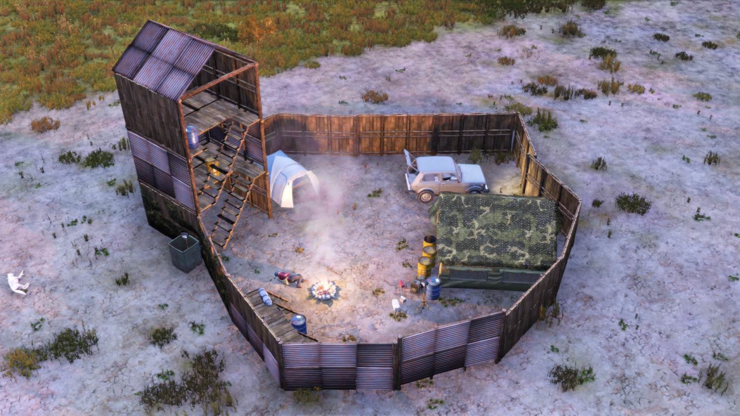 DayZ - Erste Basebuilding-Elemente im Stresstest - Survival-Sandbox.de